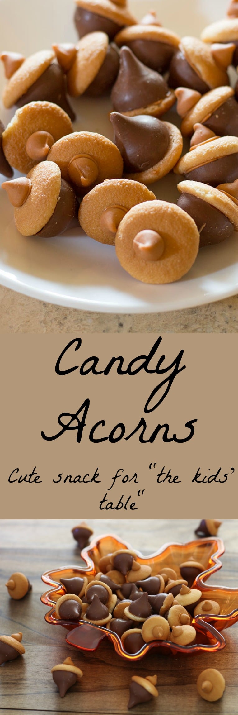 Easy Candy Acorns