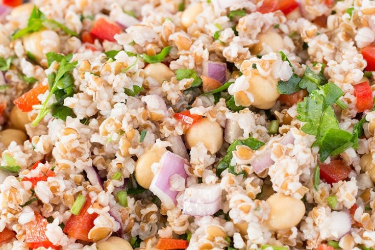 Vegan Bulgur Chickpea Salad - Pear Tree Kitchen