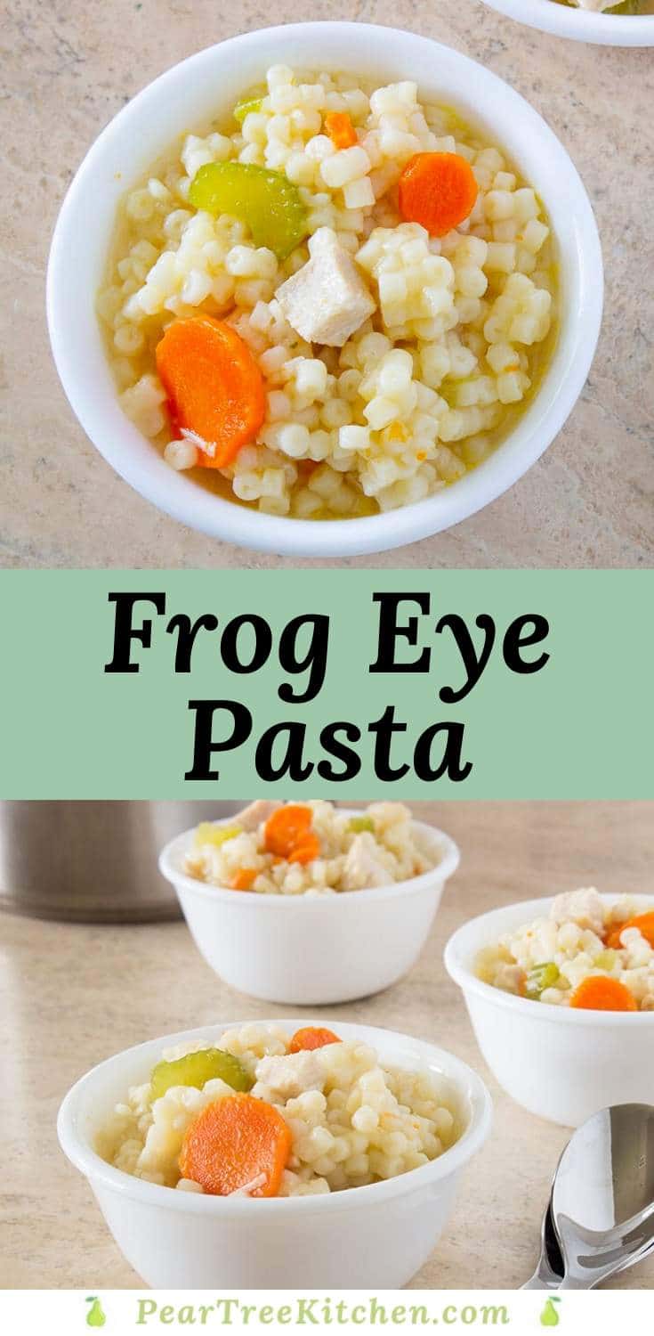 Chicken and Vegetable Frog Eye Soup | Pear Tree Kitchen