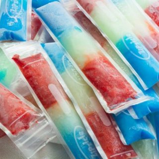 Patriotic Red and Blue Freezer Pops - Pear Tree Kitchen