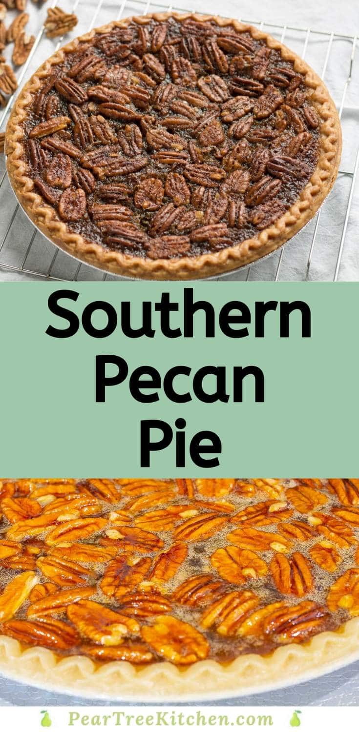 Vintage Southern Pecan Pie with Baking Tips