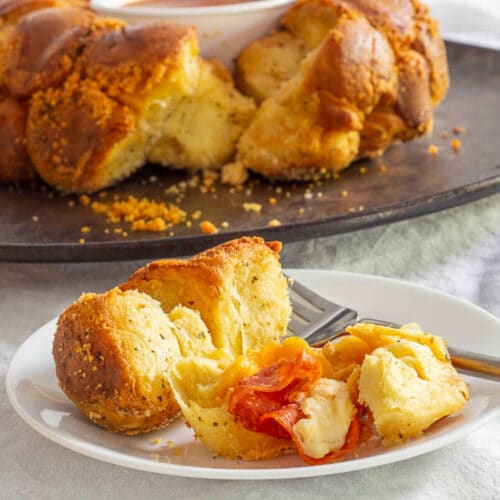 Pepperoni Pizza Monkey Bread Pear Tree Kitchen