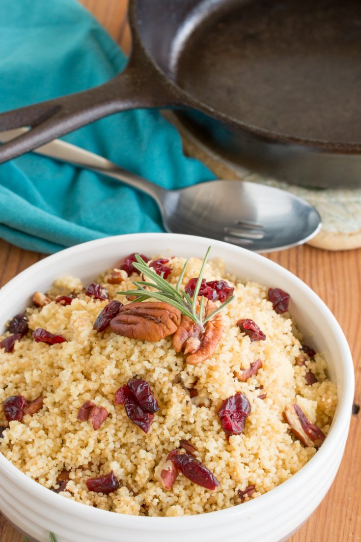 Couscous with Pecans and Cranberries - Pear Tree Kitchen