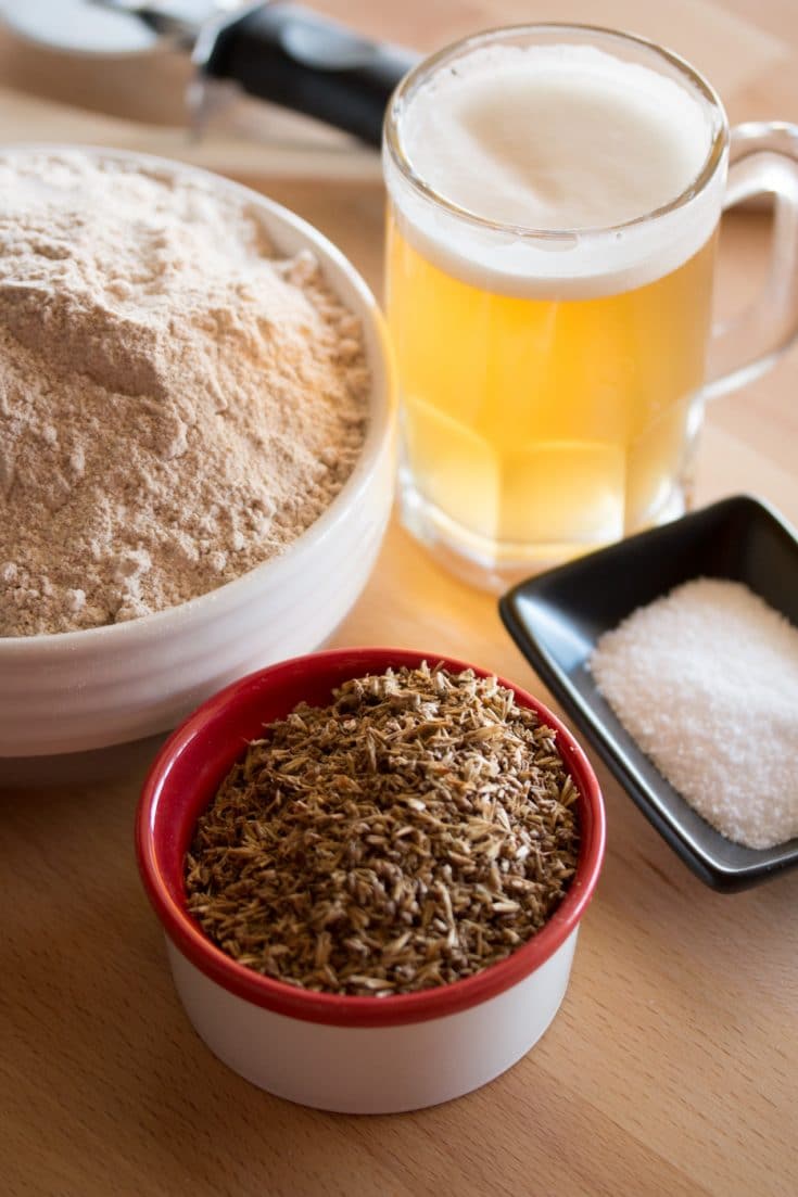 Super Easy Spent Grain Beer Crackers - Pear Tree Kitchen