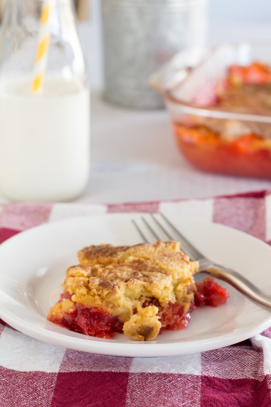 4 Ingredient Cherry Pineapple Dump Cake | Pear Tree Kitchen