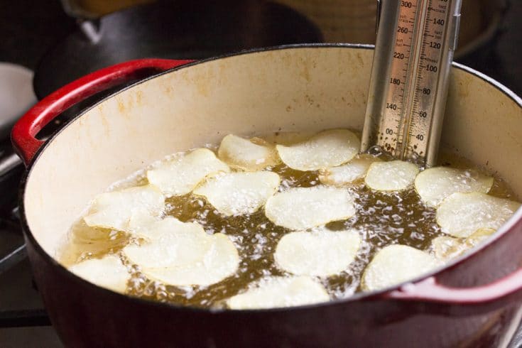 Homemade Kettle Chips - Pear Tree Kitchen Snacks and Tailgate Favorites