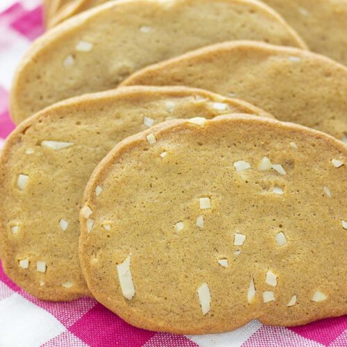 German Almond Icebox Cookies - Pear Tree Kitchen