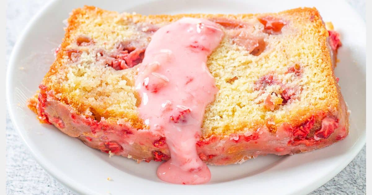 Strawberry Pound Cake - Pear Tree Kitchen