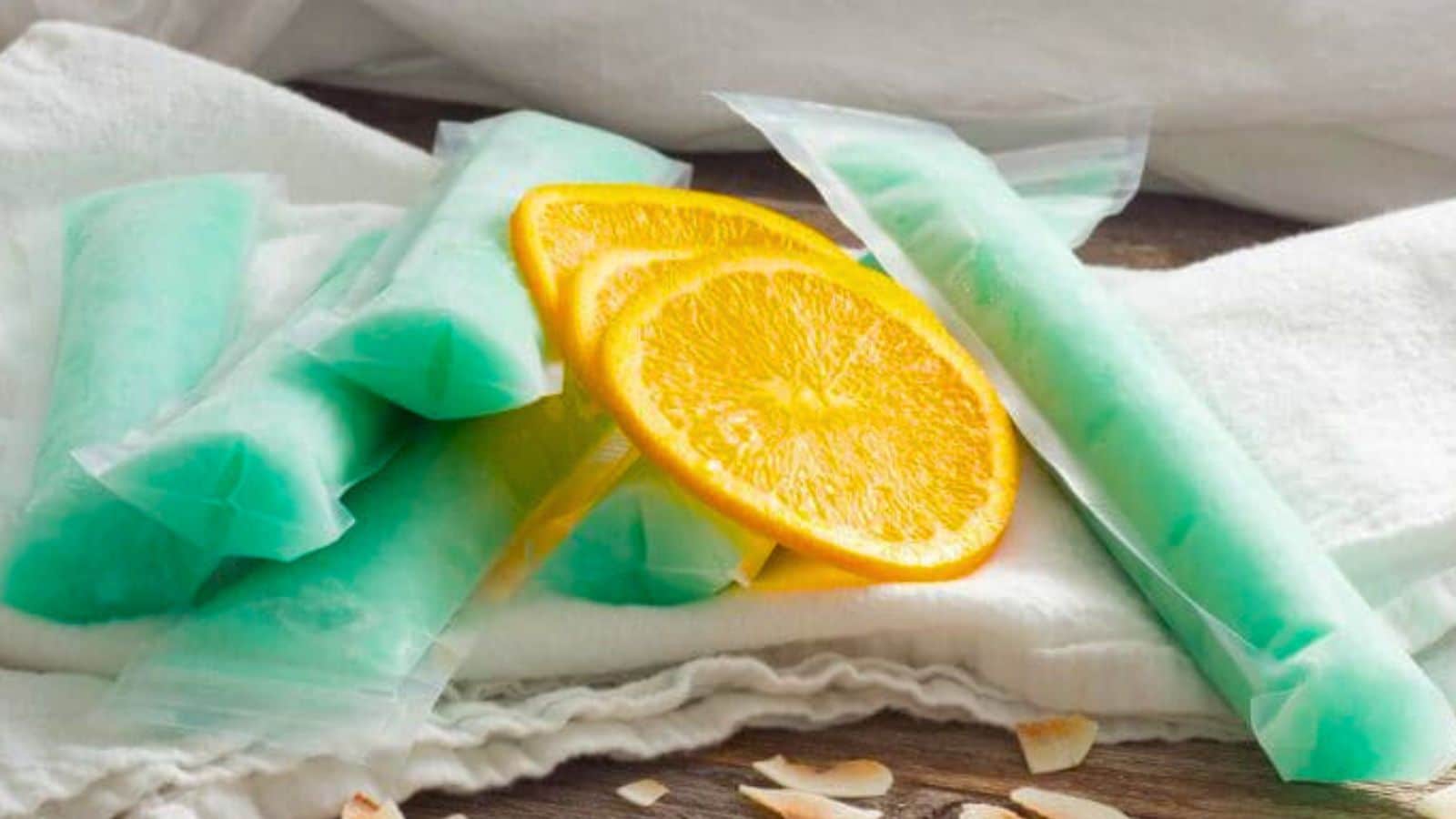 Blue Hawaiian Spiked Freezer Pop - Pear Tree Kitchen