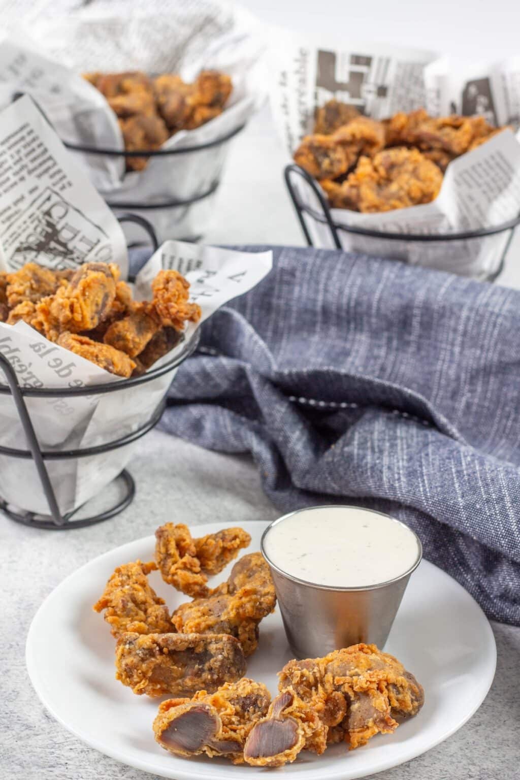 Fried Chicken Gizzards - Pear Tree Kitchen