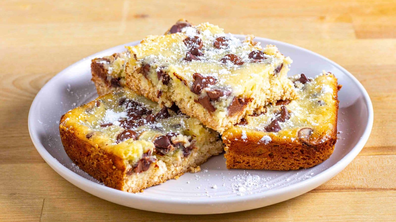 Chocolate Chip Gooey Bars - Pear Tree Kitchen